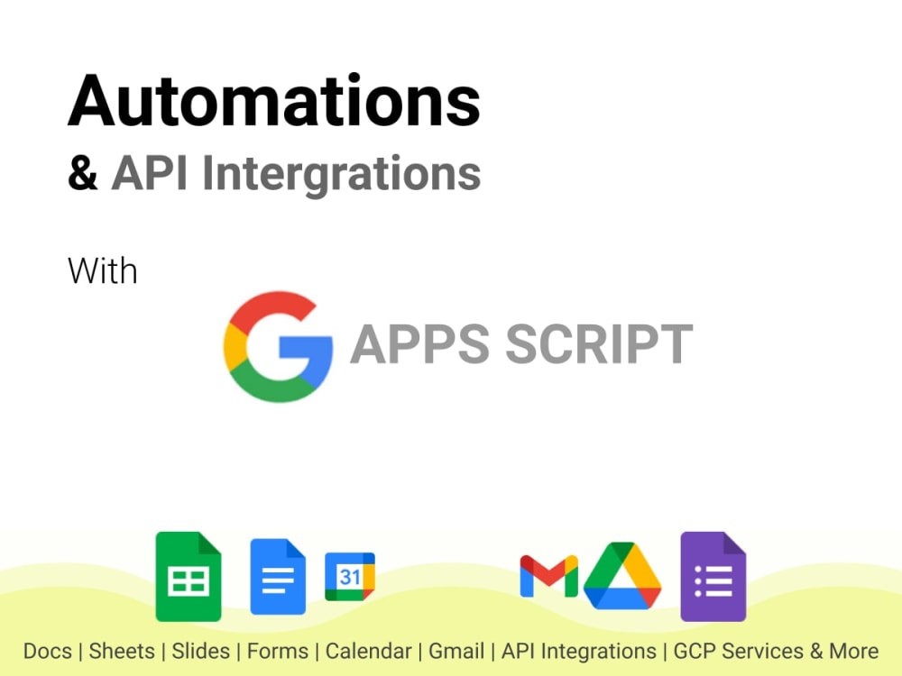 Google Apps Script/Add-on for Sheets, Forms, Slides, Docs, Gmail, Calendar | Upwork