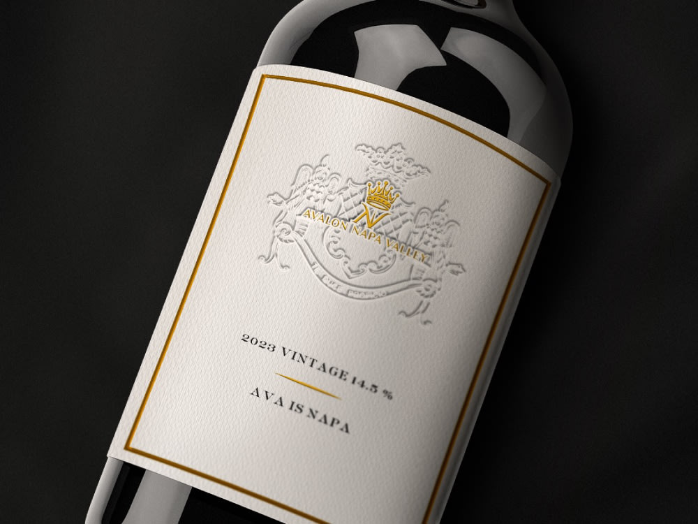 Luxury wine bottle design, wine label, product label design, bottle ...