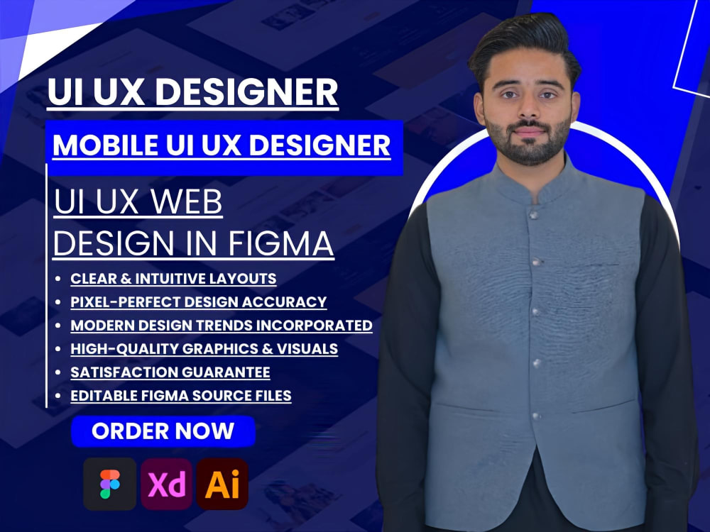 UI UX Designer | Mobile UI UX Designer | UI UX Web Design in Figma | Upwork