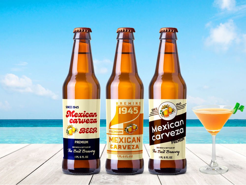 Beer label, wine, vodka, Can, Drinks, water bottle label design | Upwork