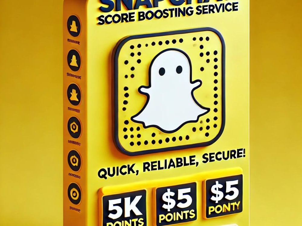 5000 snapscore to your snapchat account | Upwork