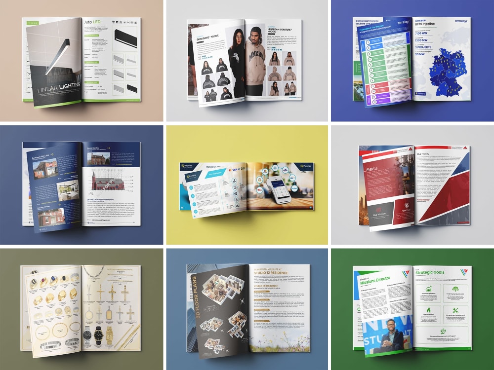 Catalog design, brochure, product catalog or lookbook | Upwork