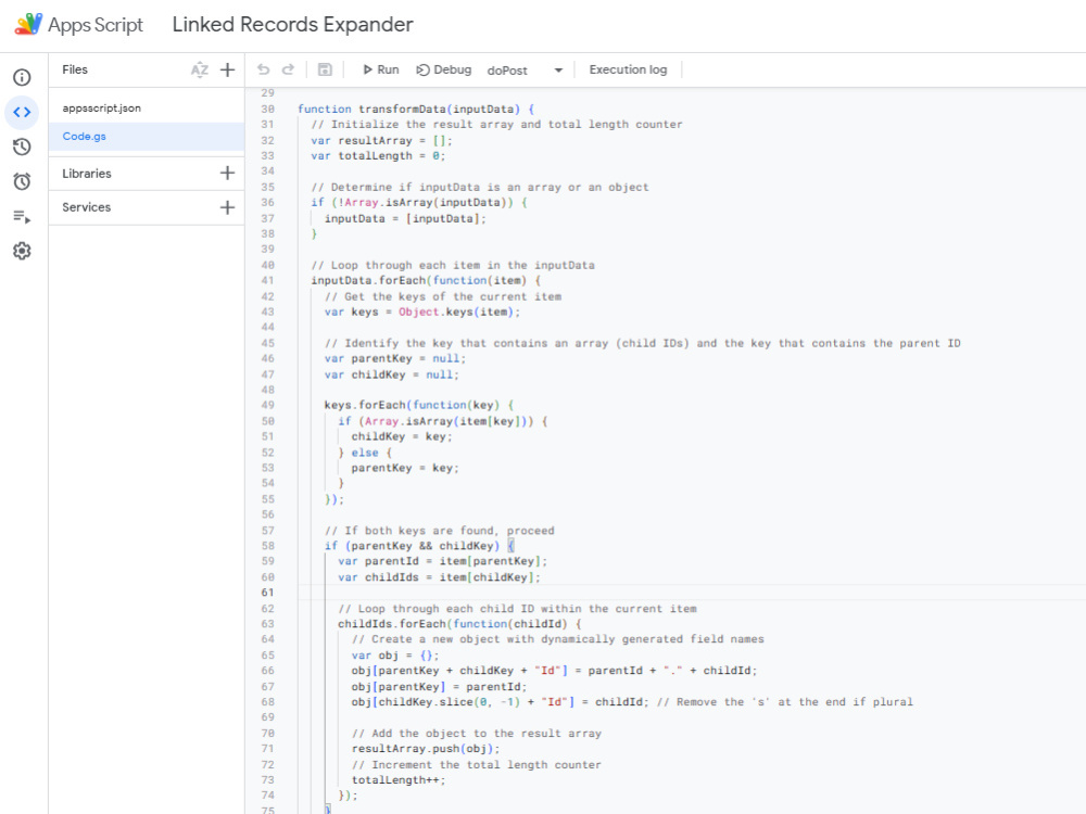 A custom Google Apps Script automation | Upwork