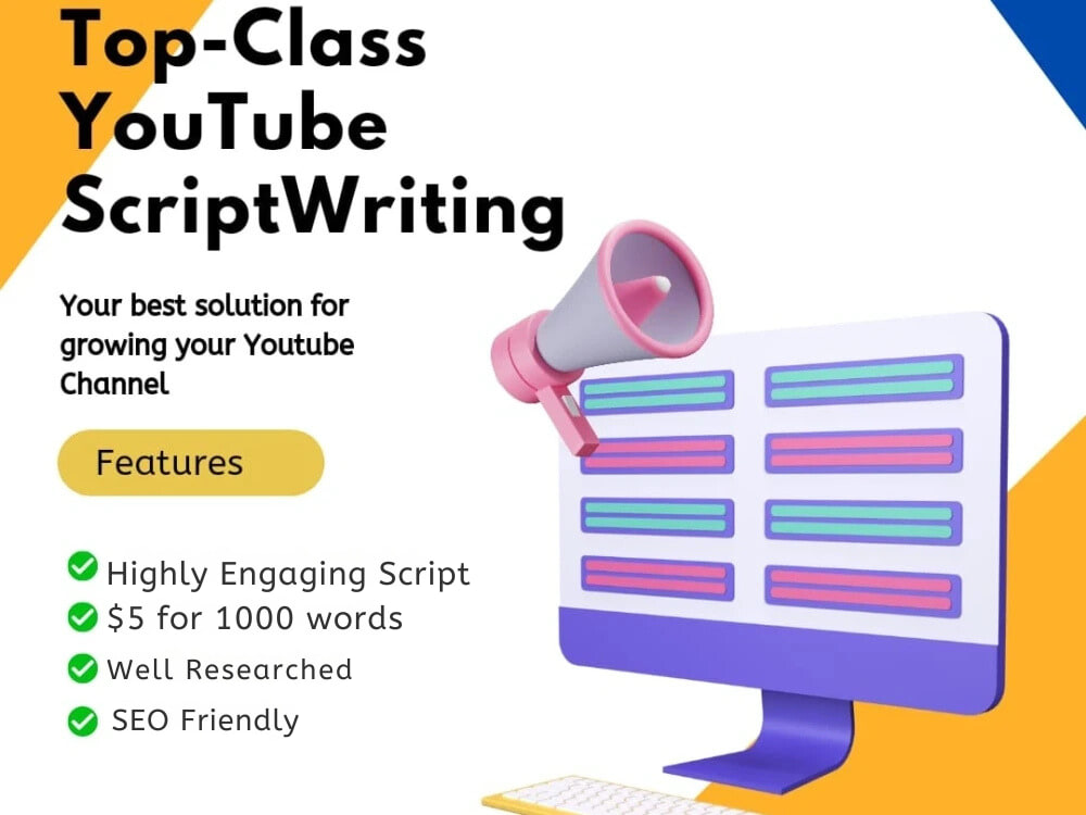 Transform Your YouTube Videos with Professional Script Writing | Upwork