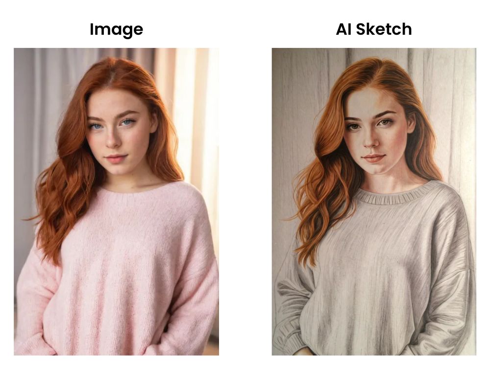 Your Images Transformed into AI Sketch Art | Upwork
