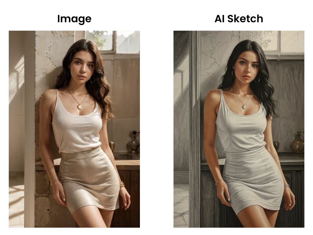Your Images Transformed into AI Sketch Art | Upwork