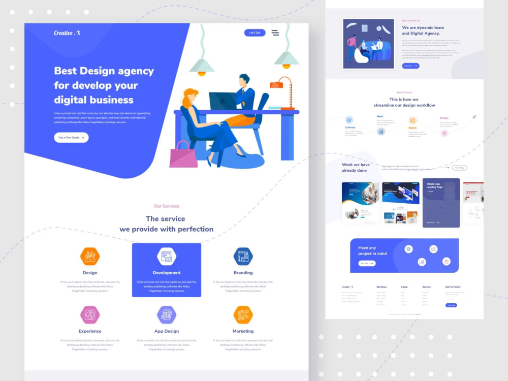 Figma website design, figma landing page, and homepage redesign | Upwork