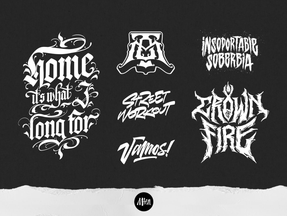 Unique Lettering Design for Merch and Branding | Upwork