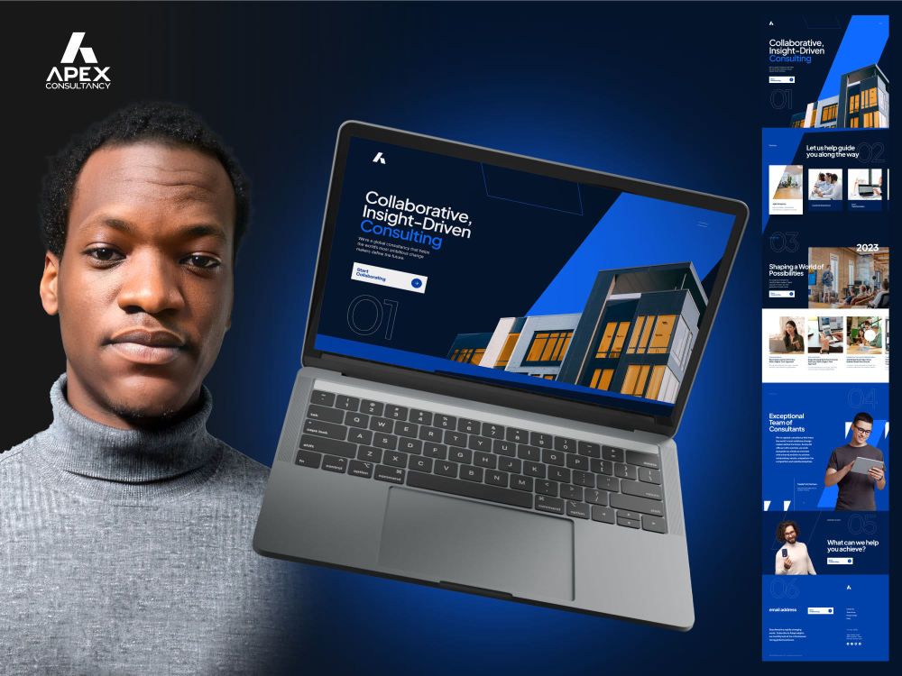 A modern website design (Built in Figma) | Upwork