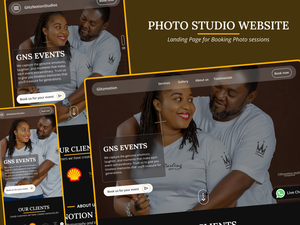 A responsive and high converting landing page design | Upwork