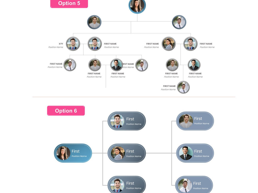 Professional Organizational Chart | Hierarchy | Flowchart |Department ...