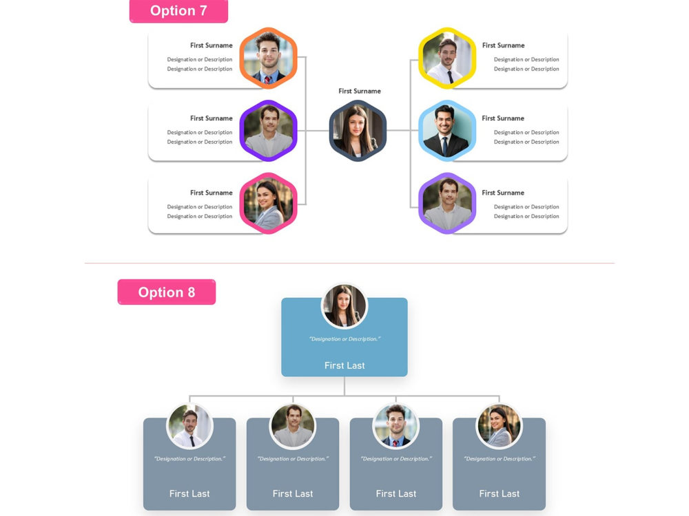 Professional Organizational Chart | Hierarchy | Flowchart |Department ...