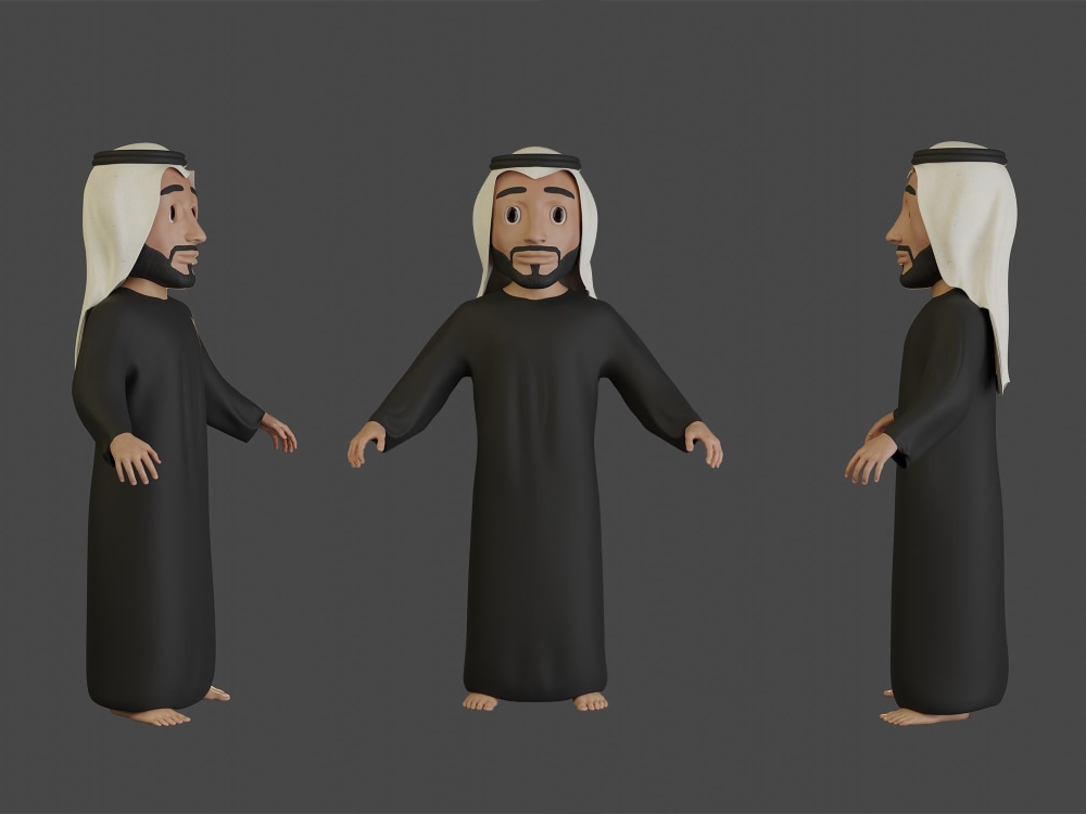 Design realistic or cartoony style 3d characters | Upwork