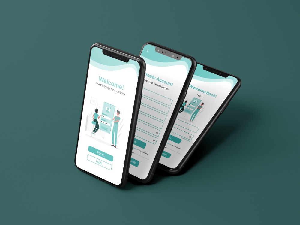 Responsive and modern mobile app design in figma | Upwork