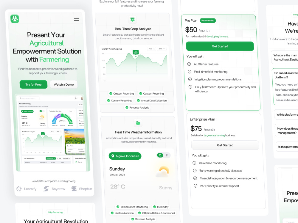 Modern SaaS Landing Page. | Upwork