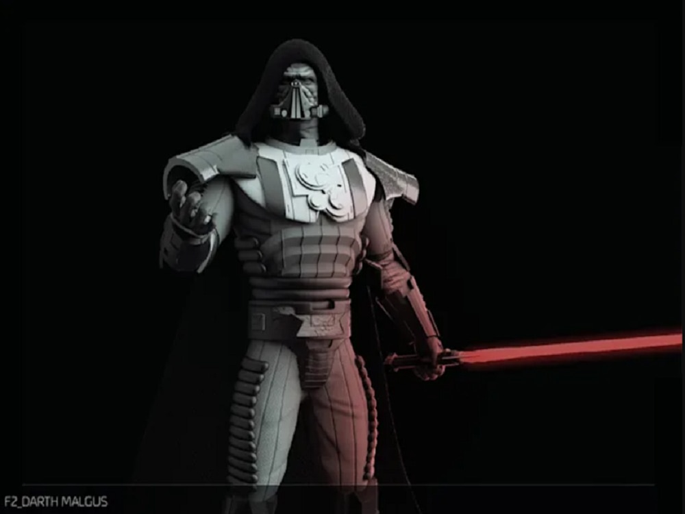 Model sci fi 3d model, fantasy 3d character for game, film, 3d printing ...