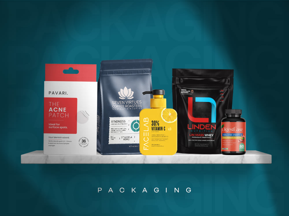 Creative product packaging, stickers and label design | Upwork
