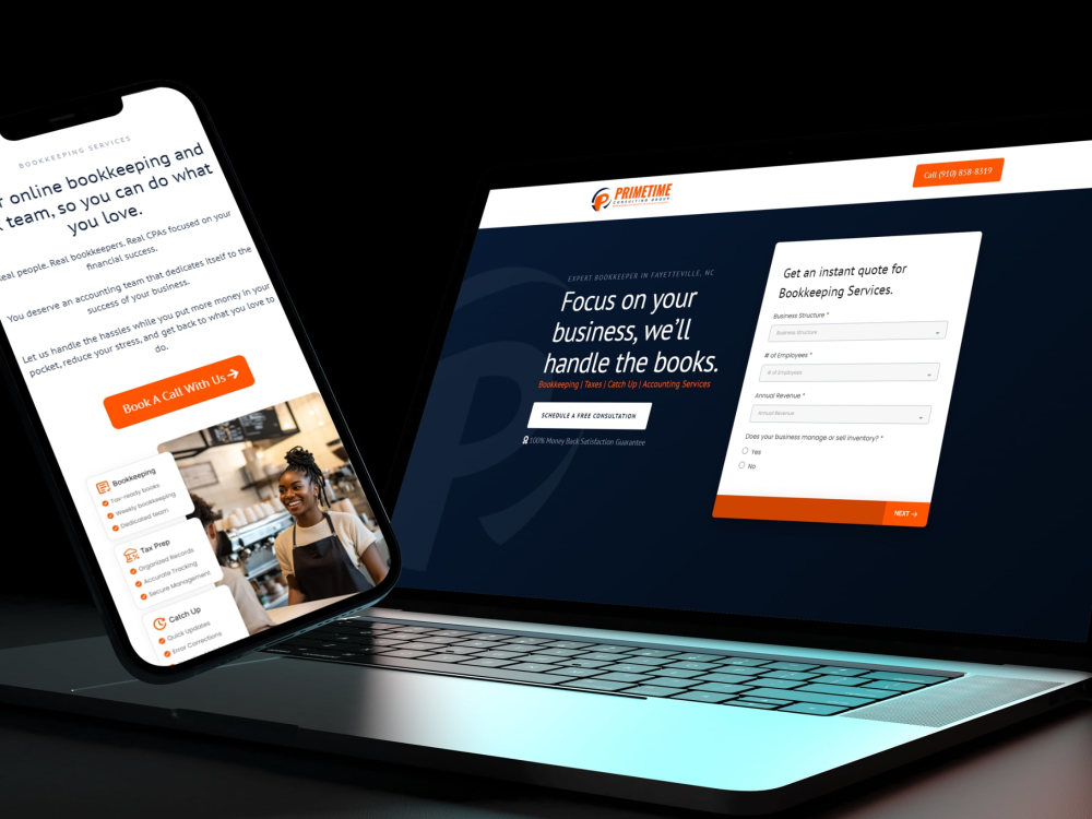 A professional Single Web Page Design | Upwork