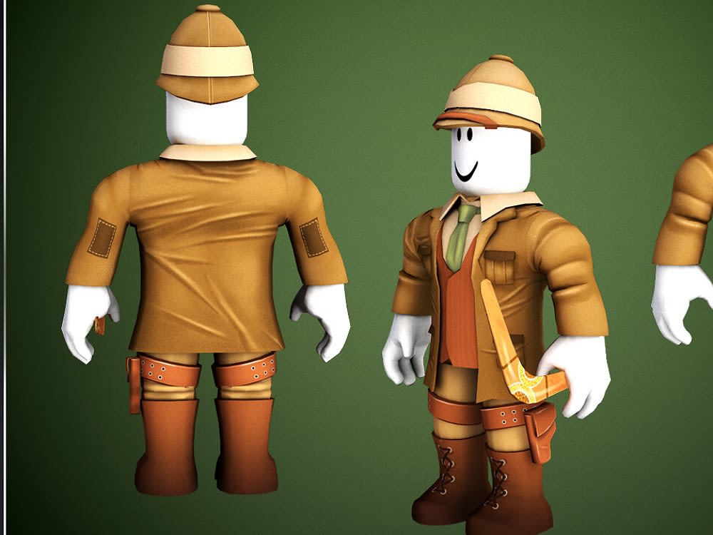 3d Roblox character modeling 3d character 3d game character 3d modeling ...