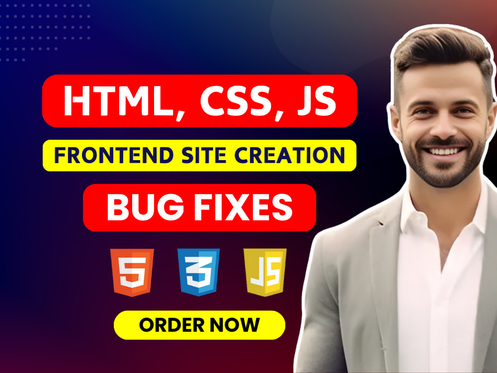HTML, CSS, JS and Modify or Fix Bugs in Website | Upwork HTML, CSS, JS and Modify or Fix Bugs in Website | Upwork