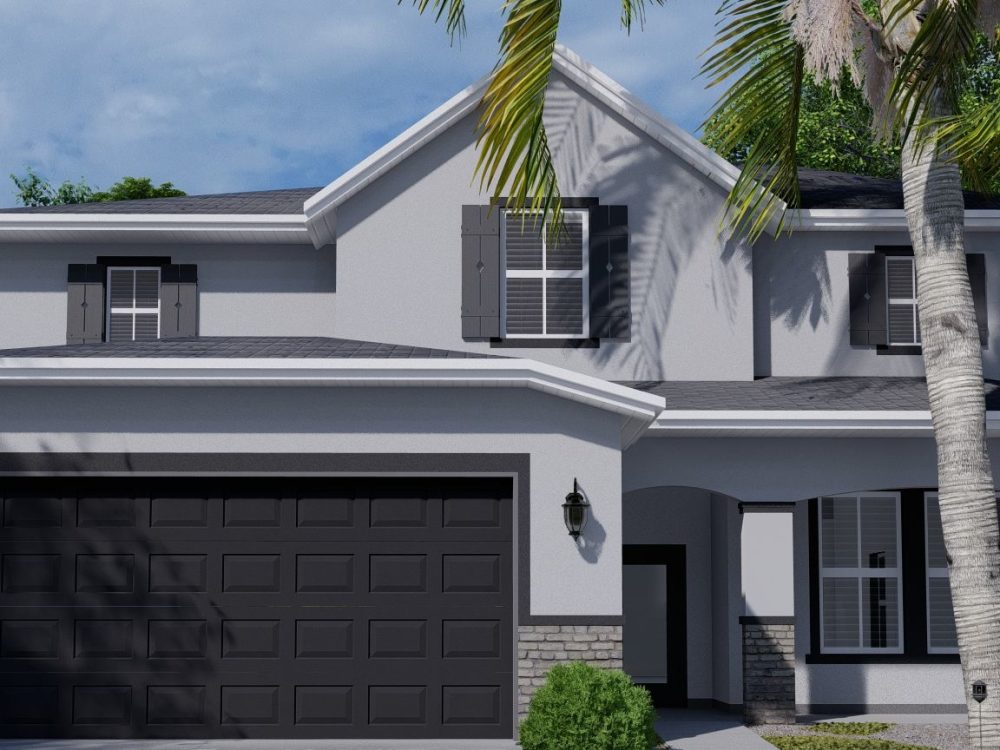 Cgi house interior design, facade exterior, sketchup model 3d rendering ...