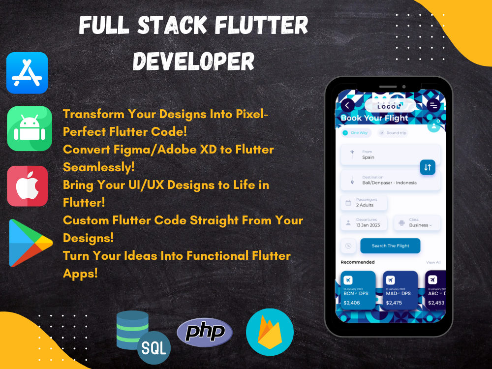 A flutter developer who build apps according to your needs | Upwork