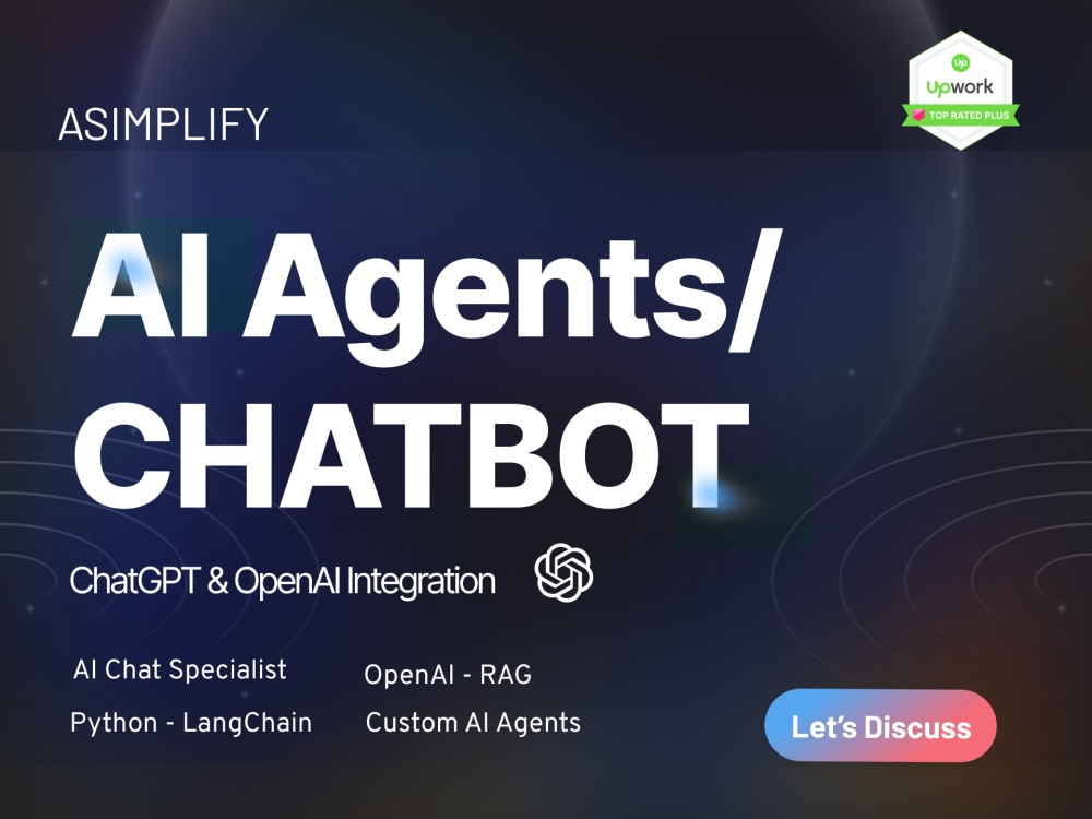 Custom AI Agents & ChatBot Developed | Upwork