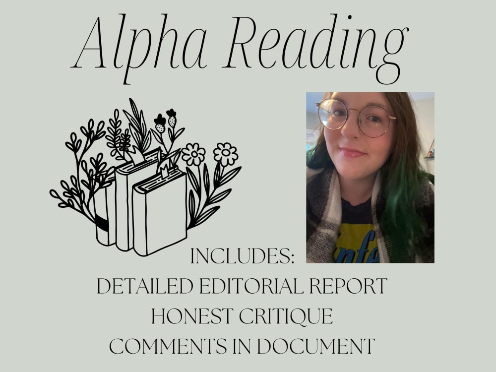 An alpha read of a first draft manuscript with an editorial report | Upwork