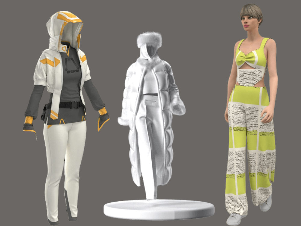 3d fashion designs and pattern drawing in clo 3d and marvelous designer ...