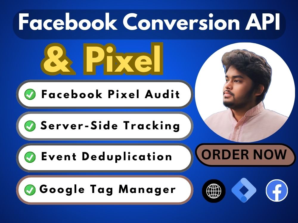 Facebook Conversion API, Facebook Pixel, Server-Side Tracking, GTM | | Upwork