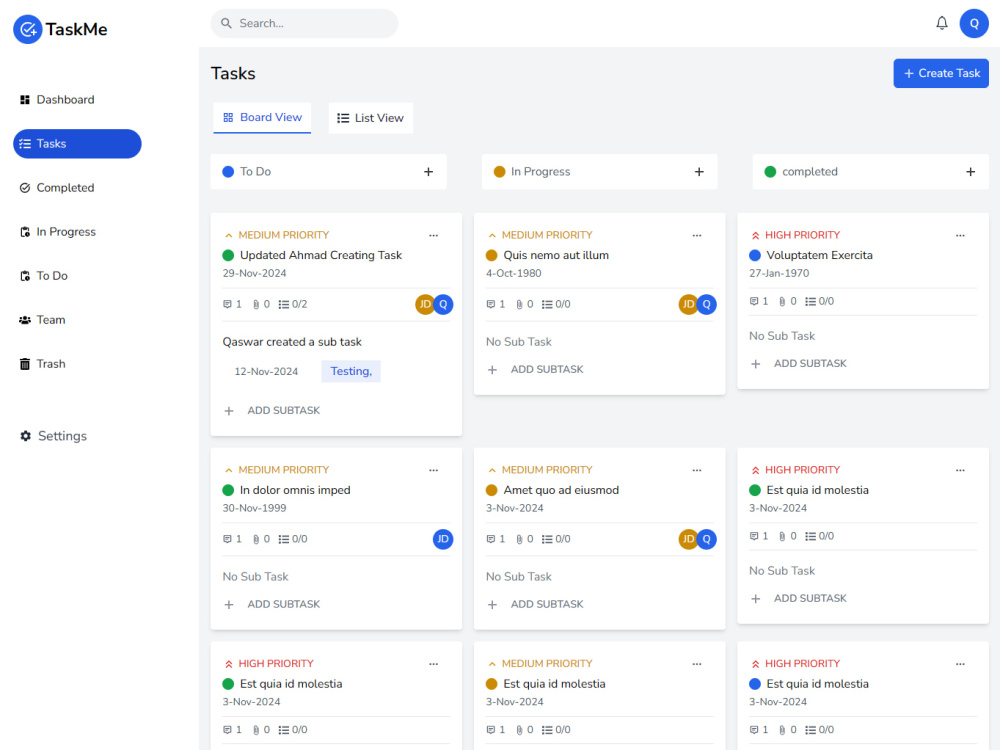 Task Management System Software | Upwork