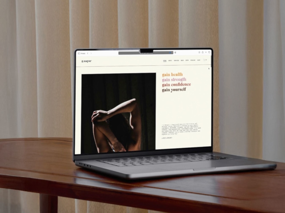 A modern aesthetic website | Upwork