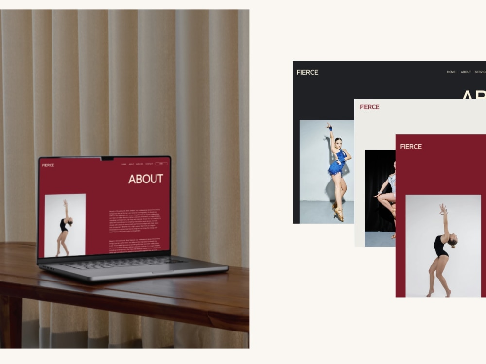 A modern aesthetic website | Upwork