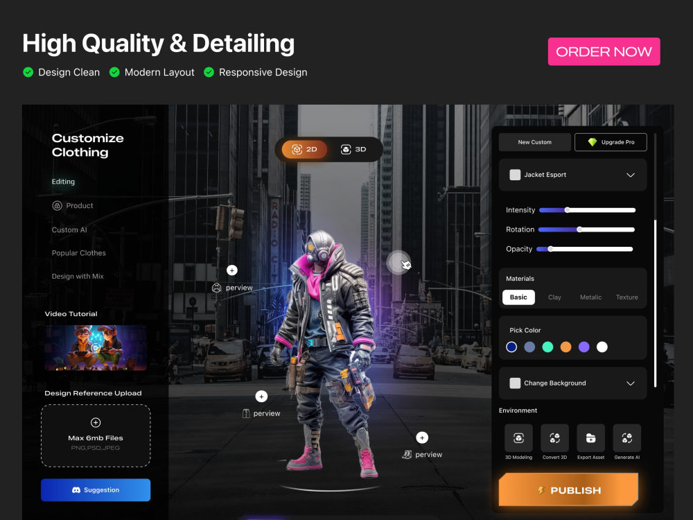 Build responsive design UI/UX Website Landing Pages | Upwork