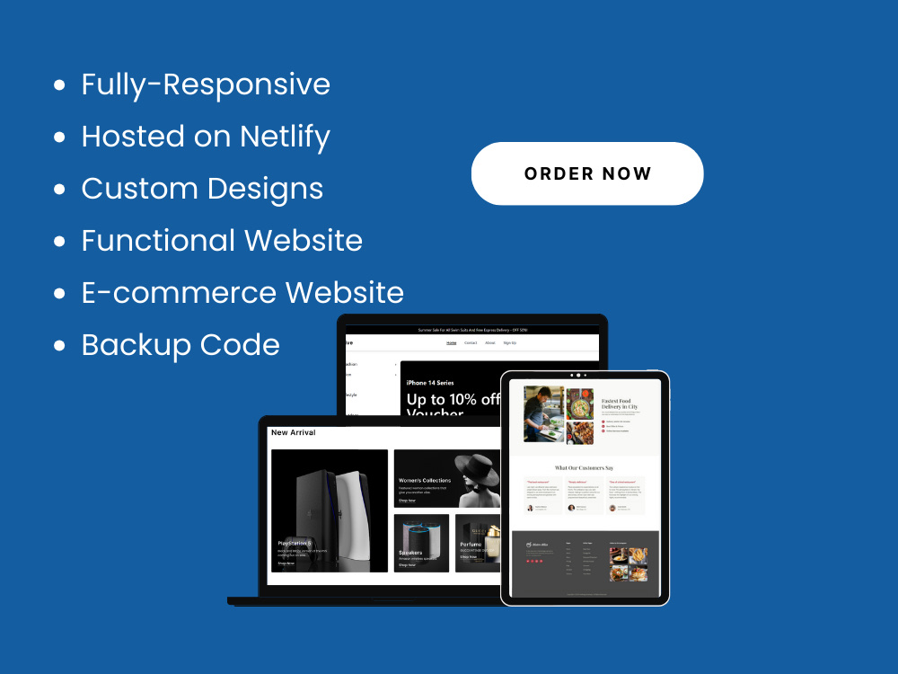 Custom Responsive Website with React and Tailwind CSS | Upwork