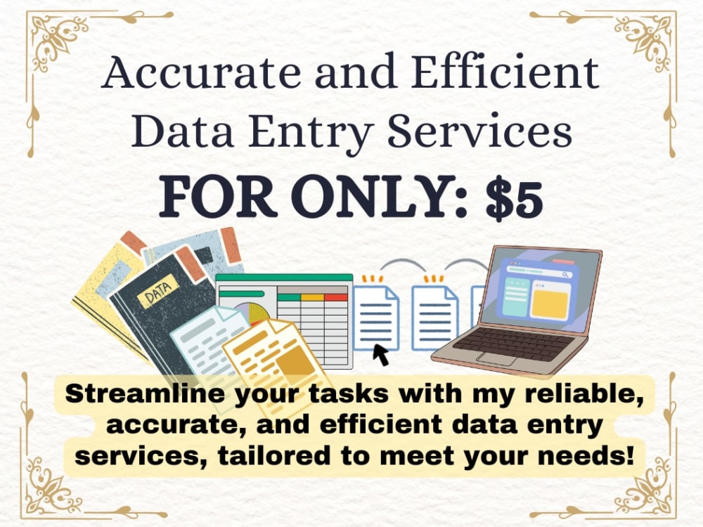Accurate and Efficient Data Entry Services | Upwork