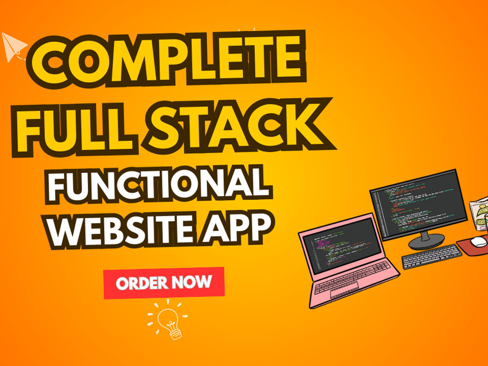 Complete functional website application with full stack | Upwork