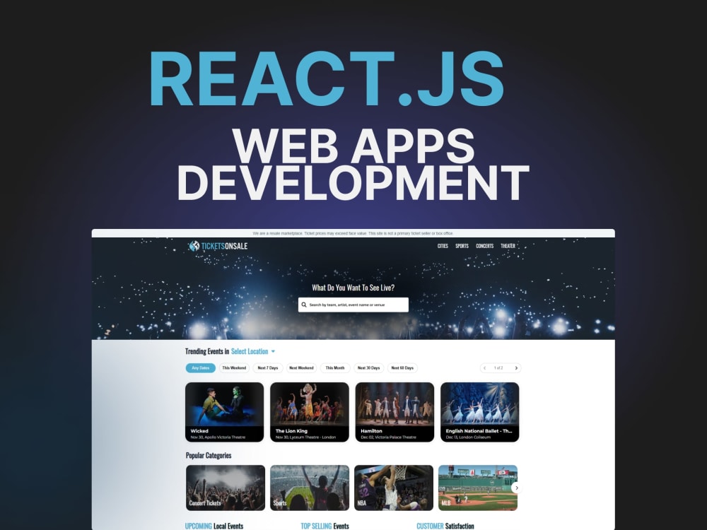 React JS | React Developer | Front End Developer | Reactjs | Figma to React | Upwork