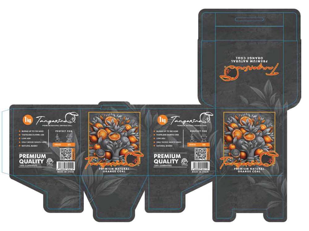 A Charcoal Shisha or BBQ packaging Design | Upwork