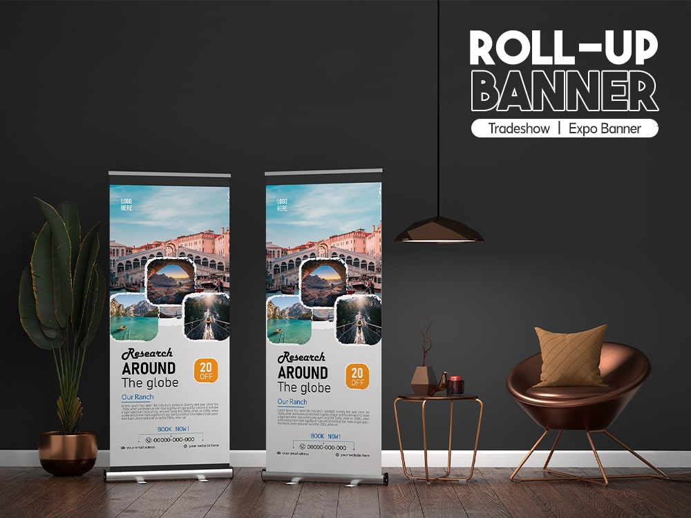 Professional and modern Rollup Banner, Expo Banner, Stand Up Banner ...