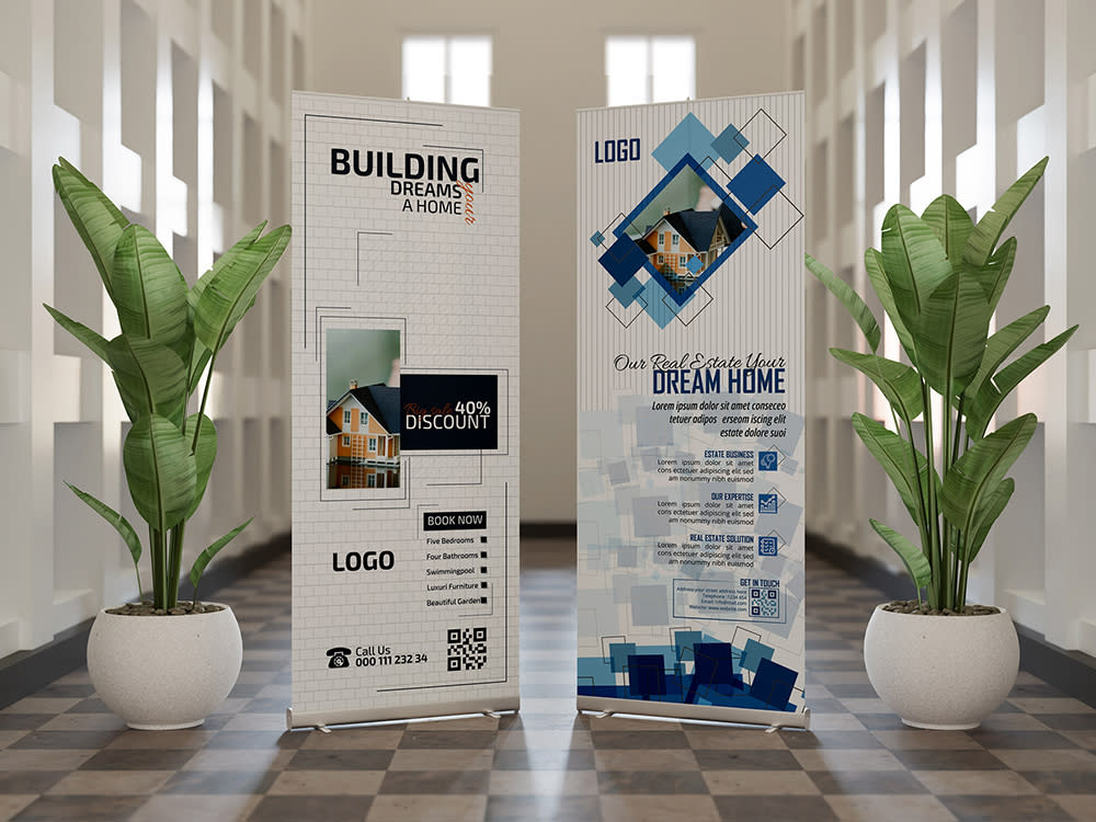 Professional and modern Rollup Banner, Expo Banner, Stand Up Banner ...
