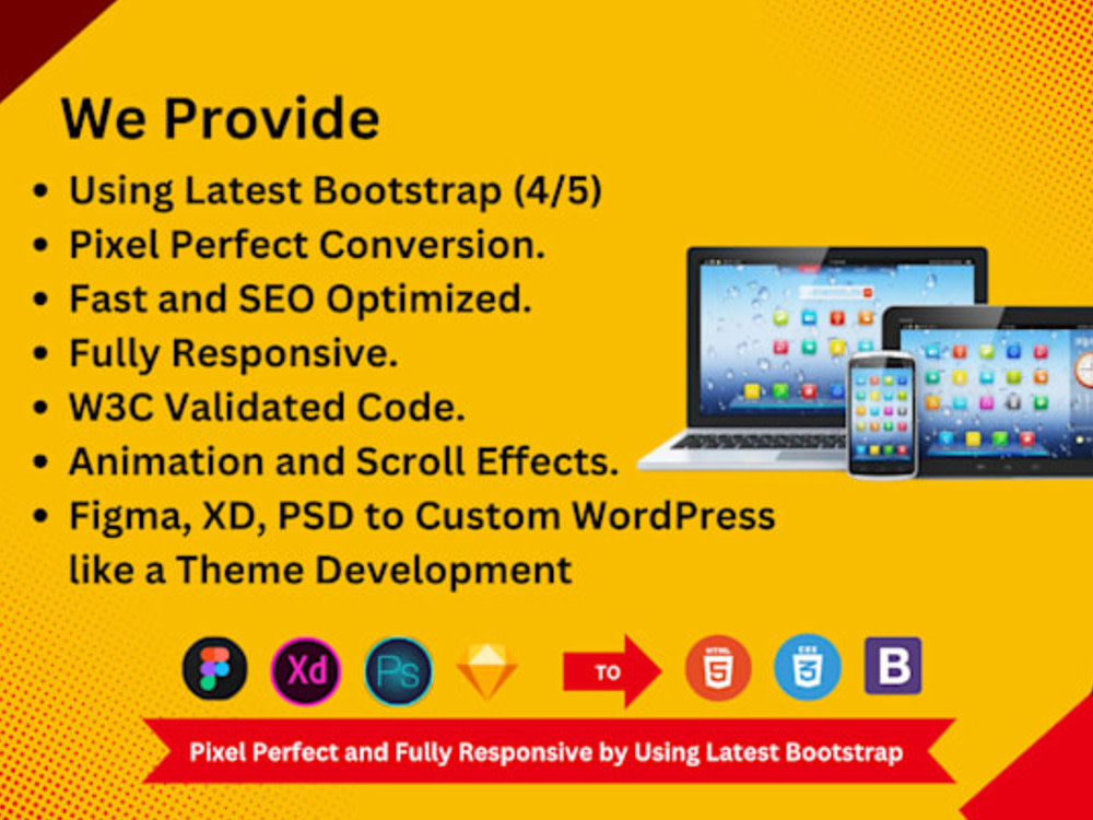 Frontend Developer (HTML, CSS, Bootstrap, Tailwind) | Upwork