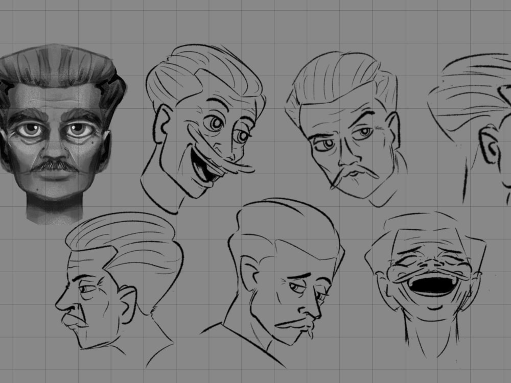 A 2d character design | Upwork