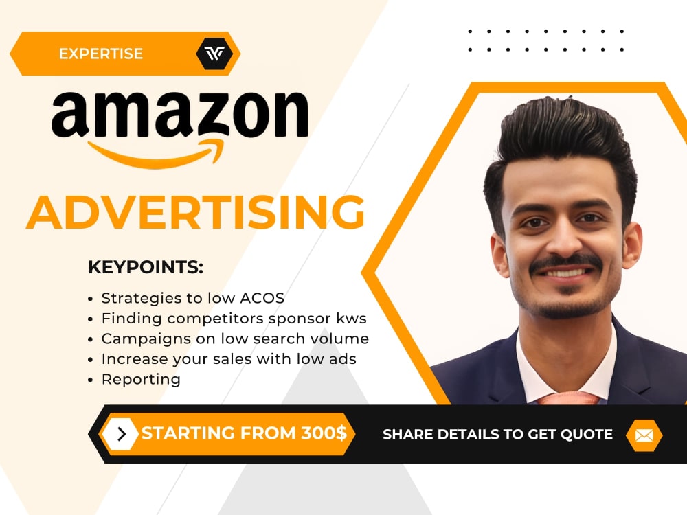 Expert Amazon Advertising Management to Optimize ACOS and Boost Sales | Upwork