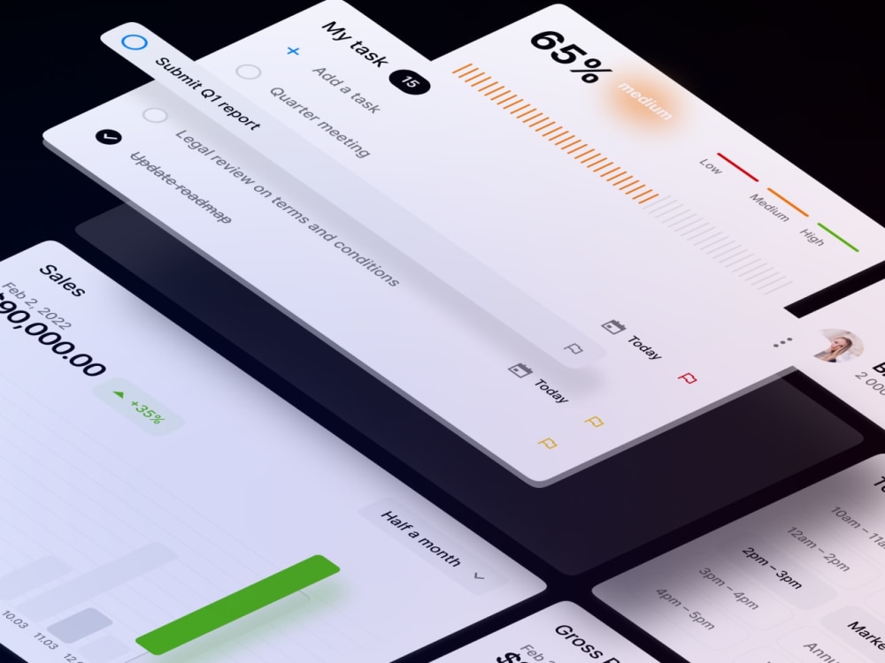 Ongoing UI and UX design tasks done. | Upwork