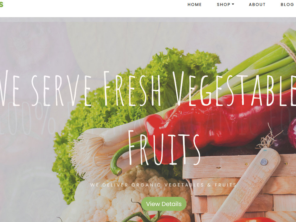 Responsive Website Design for VegeFoods Using HTML, CSS, and JavaScript ...