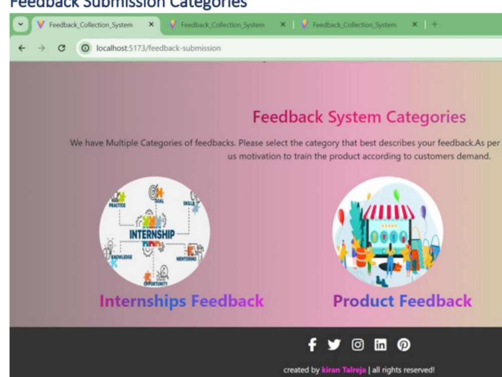 The Feedback Collection System | Upwork