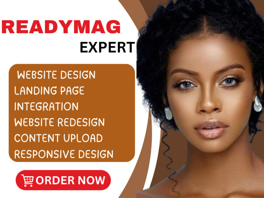 Get website and landing page design services through the Readymag website | Upwork