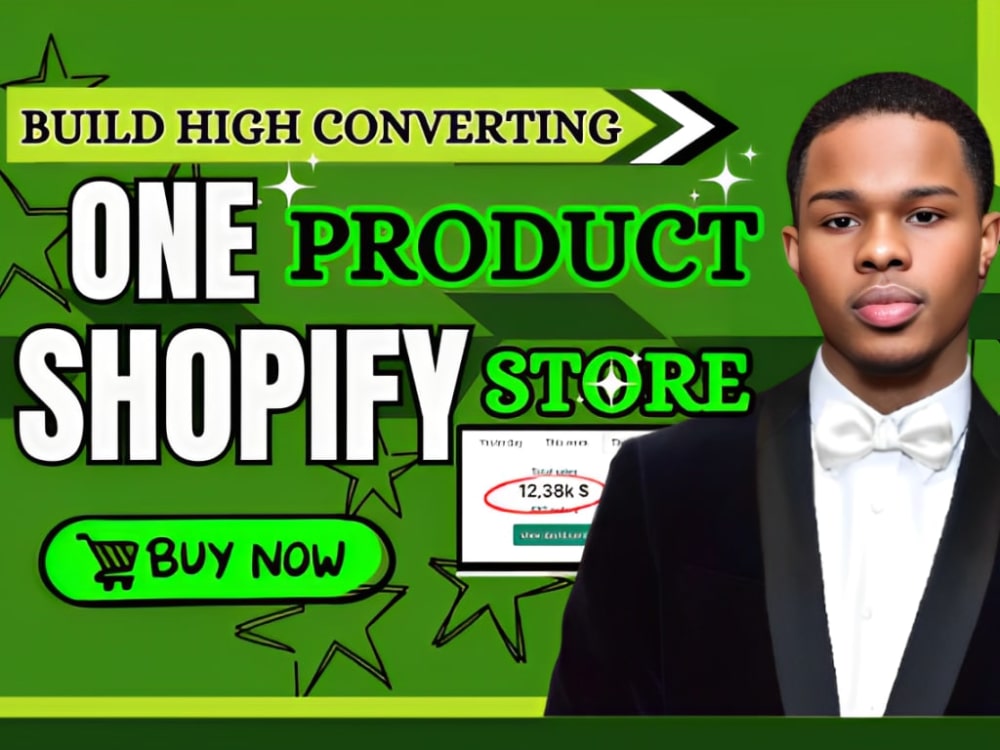 ONE PRODUCT SHOPIFY STORE | Upwork