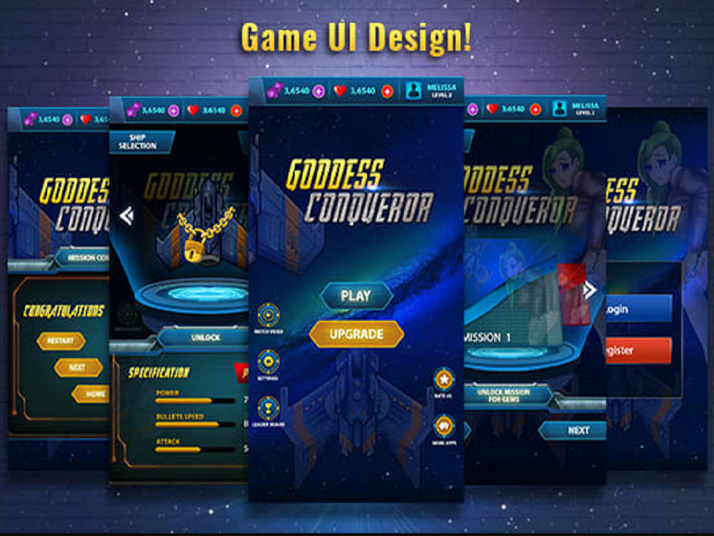 UI and UX Design for your games | Upwork